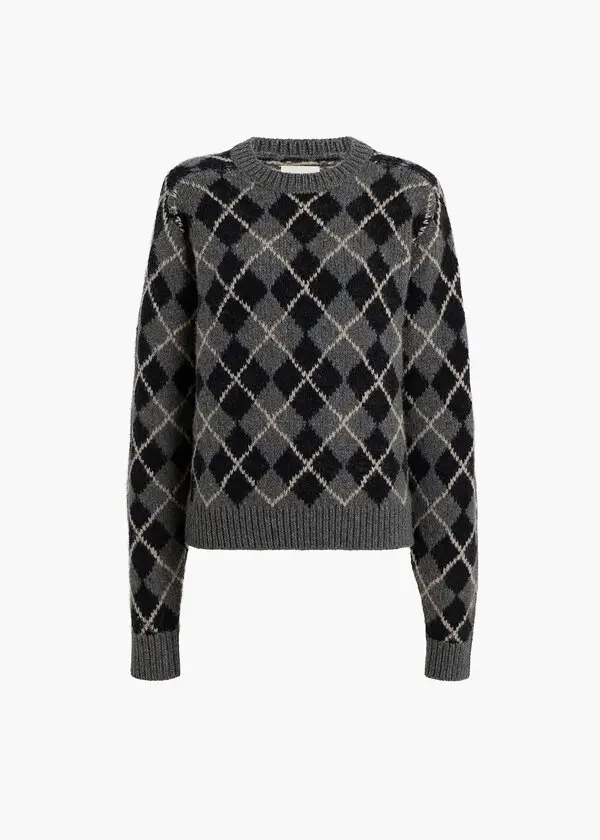 Khaite Pratt Cashmere Pullover - Stone Multi