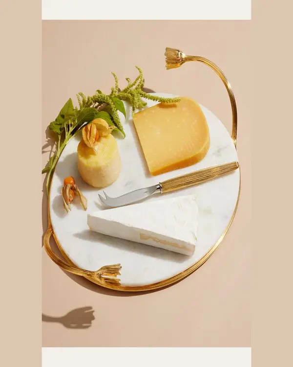 L'Objet Deco Leaves Cheese Serving Set