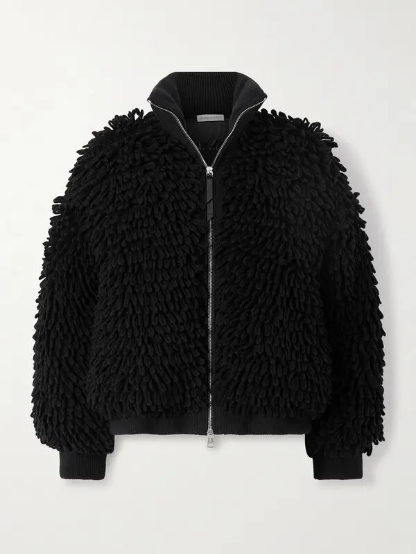 Moncler Edward Enninful Wool-blend Zip-up Cardigan