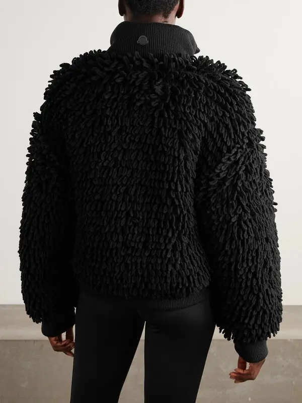 Moncler Edward Enninful Wool-blend Zip-up Cardigan