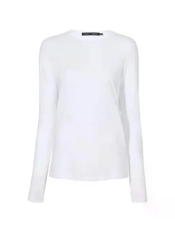 Proenza Schouler Long-sleeve Jersey T-shirt - White