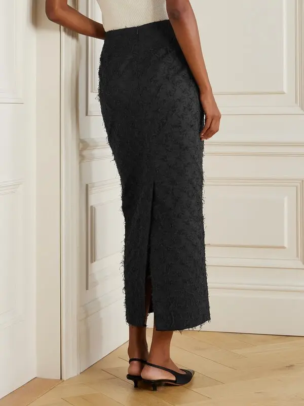 DESTREE Monica Fil Coupé Organic Cotton Midi Skirt