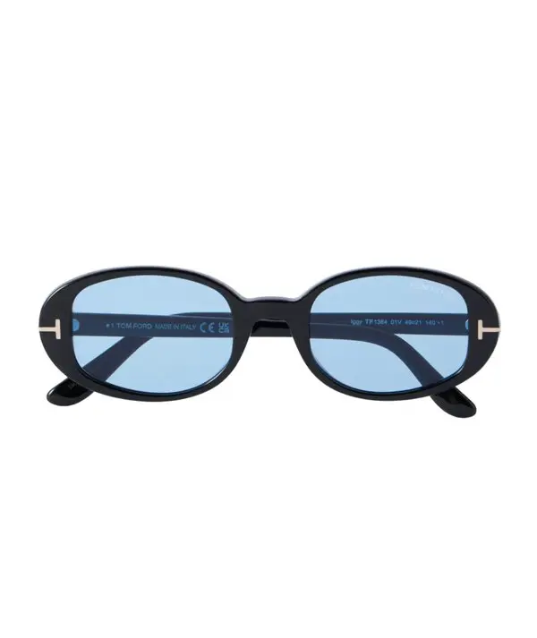 TOM FORD Iggy Oval-frame Sunglasses - Black