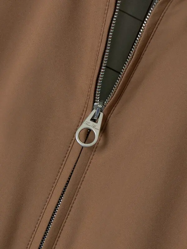 Loro Piana Shell Bomber Jacket - Brown