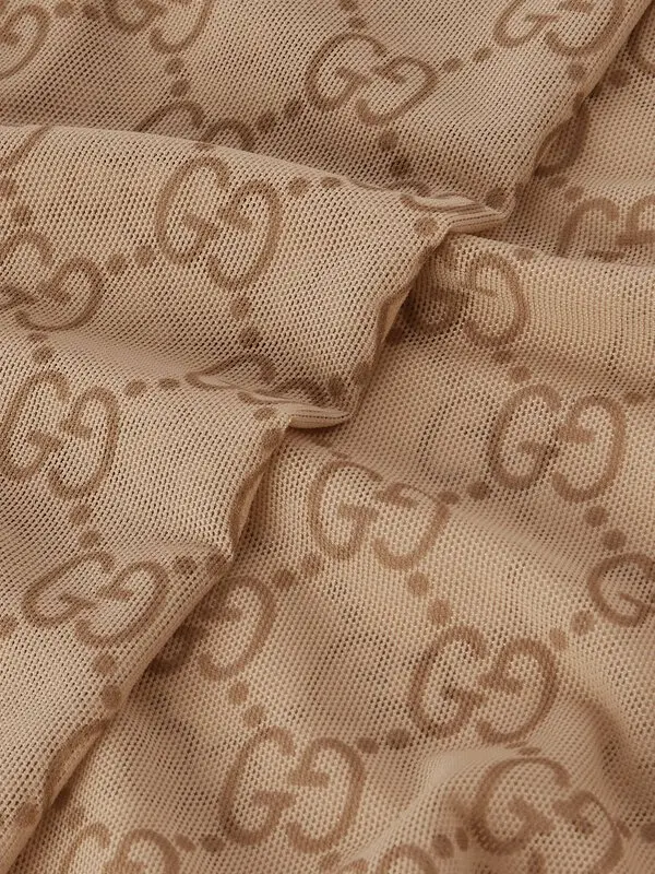 GUCCI GG ロゴタイツ 肌色 Gucci Gg Monogram Tights - Beige | Editorialist
