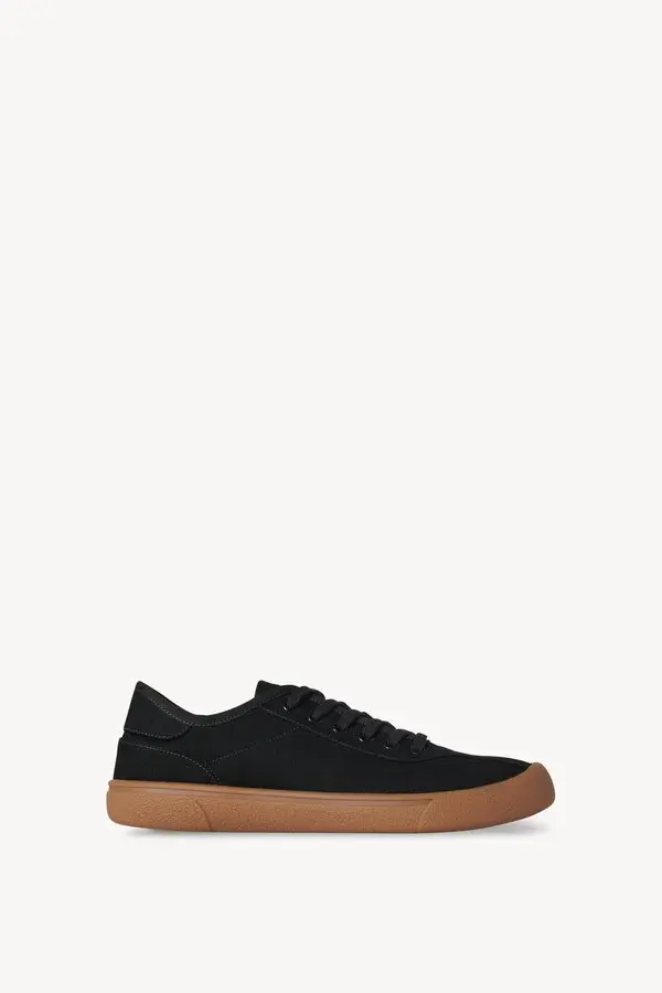 THE ROW Canvas Sneakers - Black