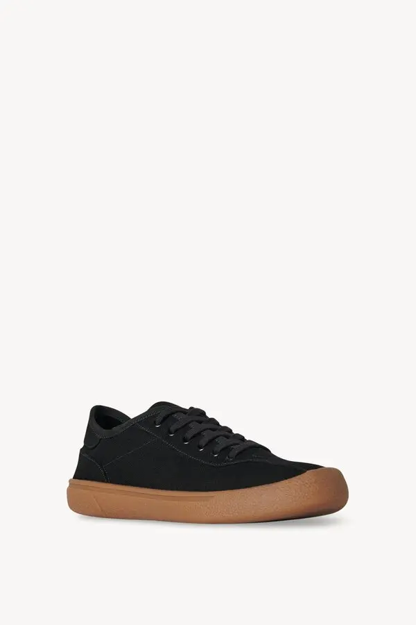 THE ROW Canvas Sneakers - Black