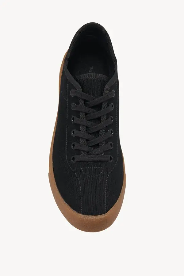 THE ROW Canvas Sneakers - Black