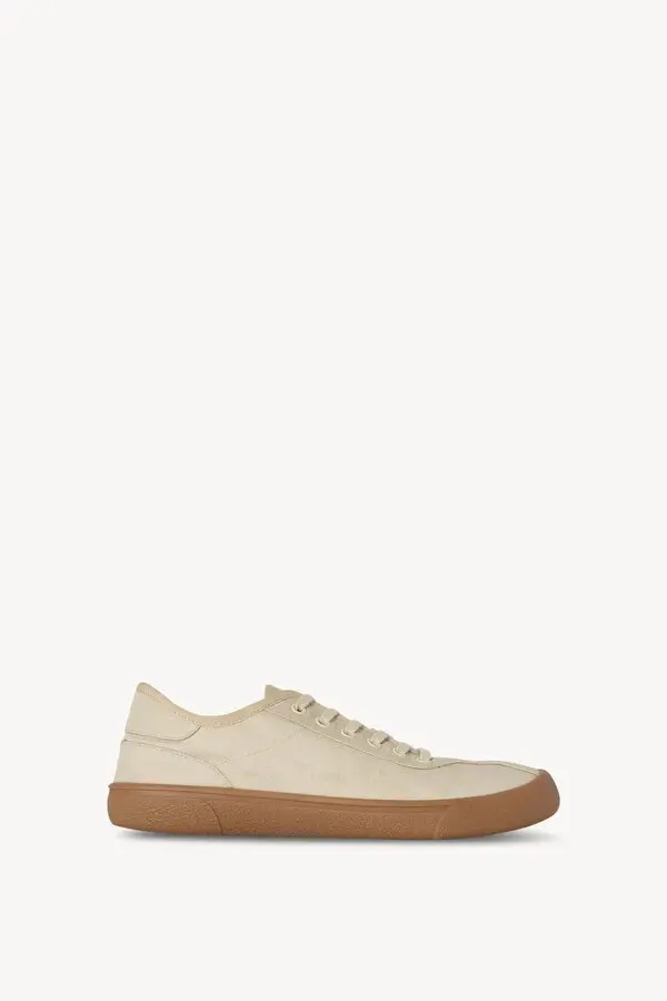 THE ROW Canvas Sneakers - Sage Tint