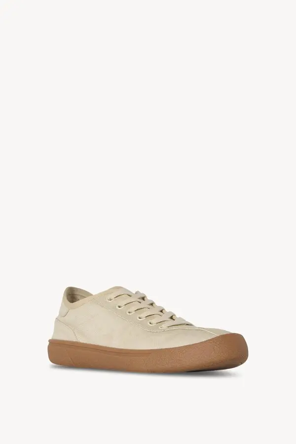 THE ROW Canvas Sneakers - Sage Tint