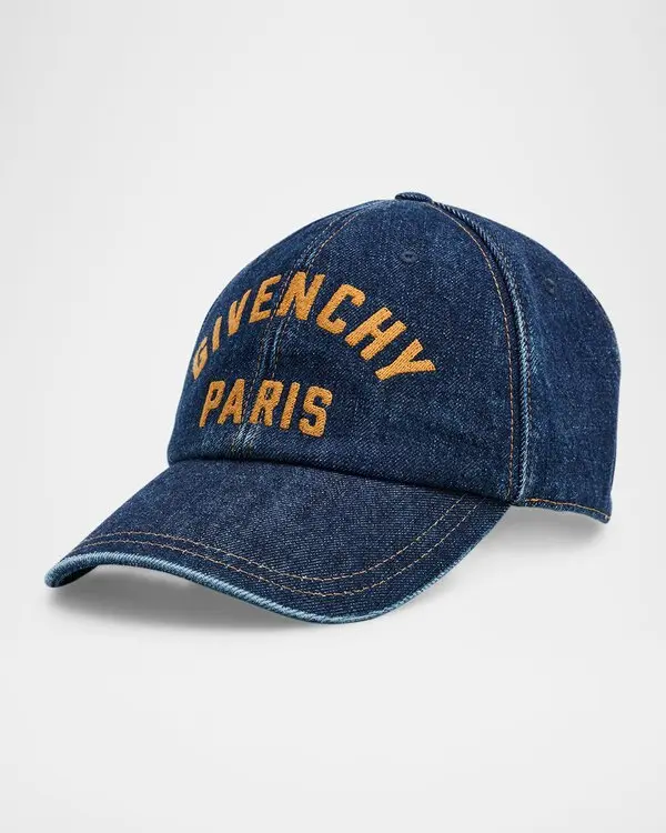 Givenchy Denim Baseball Cap - Navy