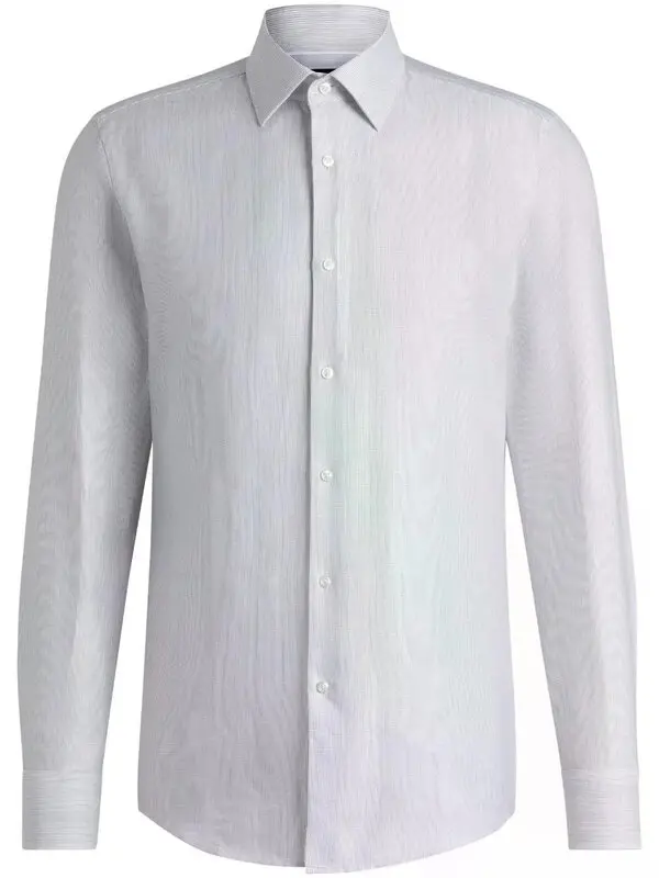 BOSS Striped Shirt - White