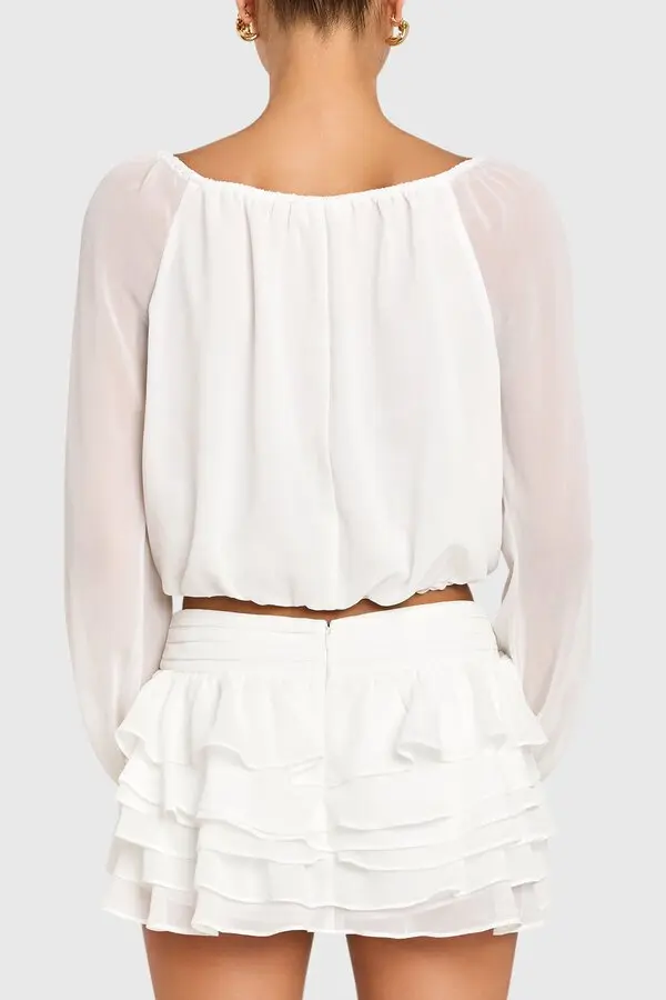 Amanda Uprichard Dallas Top - Ivory