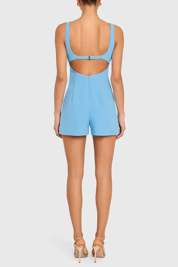 Amanda Uprichard Francie Romper - Pacific