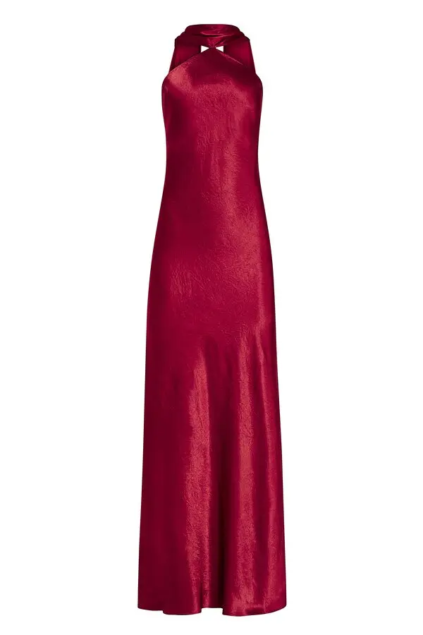 Amanda Uprichard Ashton Maxi Dress - Wine