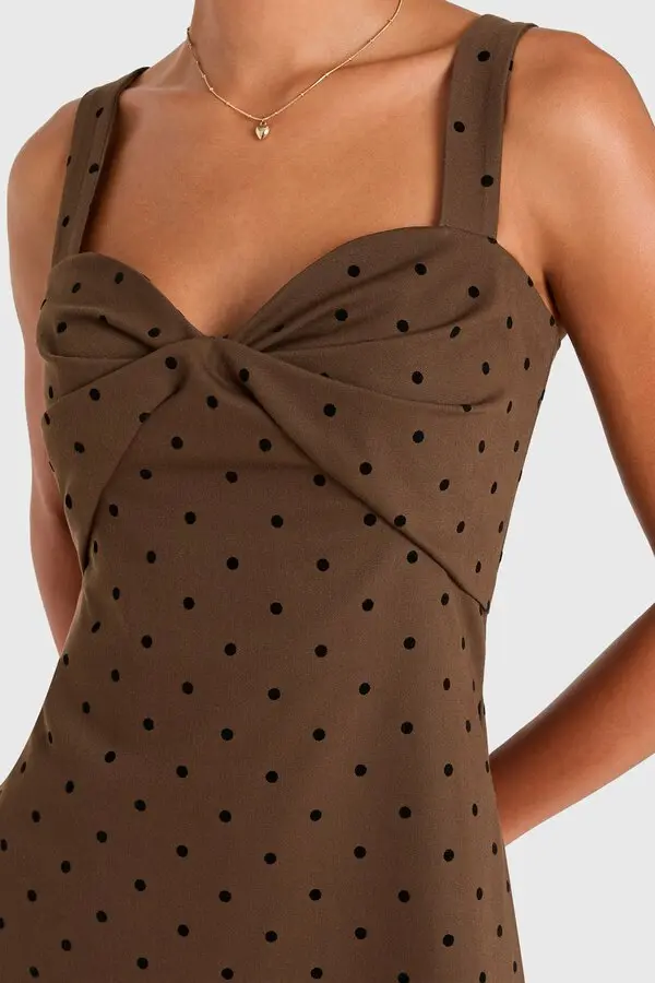 Amanda Uprichard Soho Polka Dot Romper