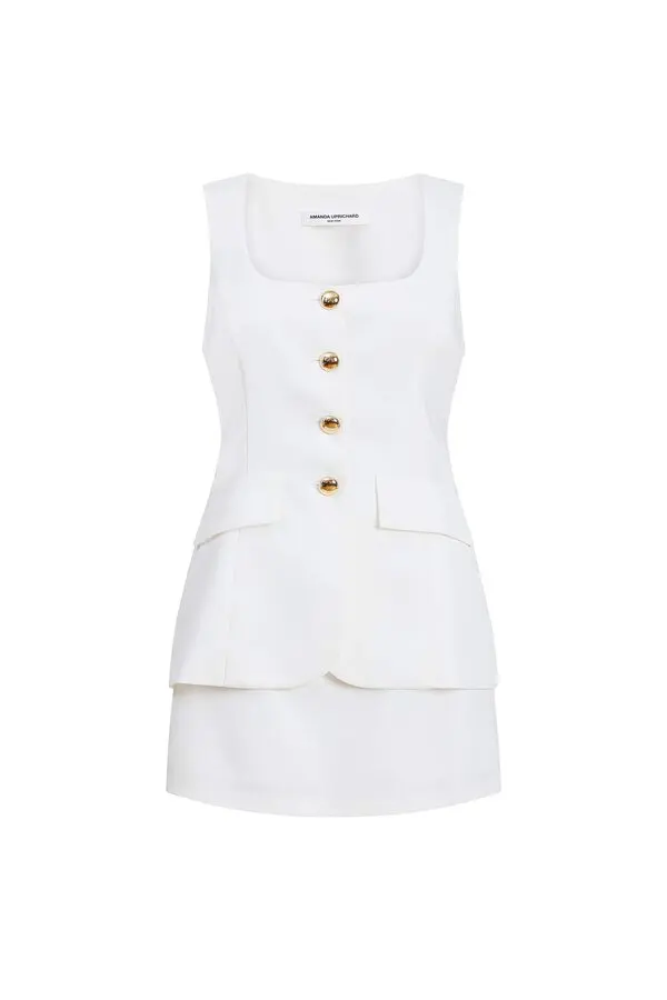 Amanda Uprichard Kya Romper - Ivory
