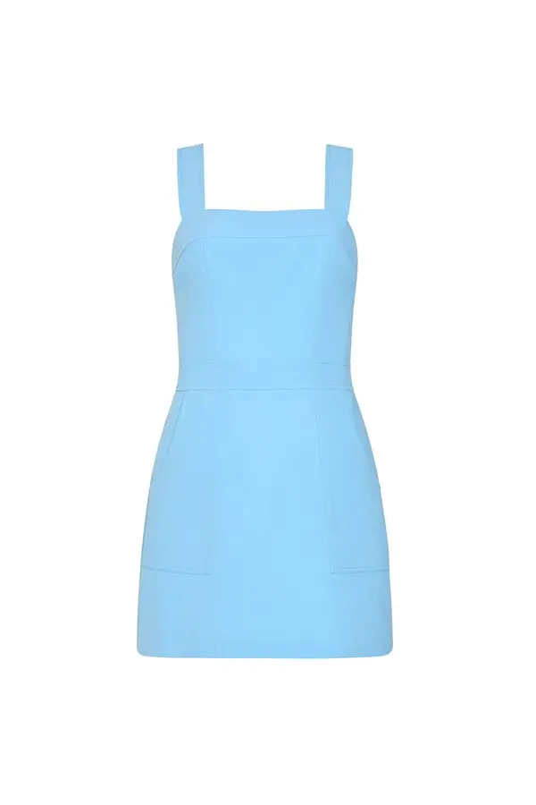 Amanda Uprichard Ace Mini Dress - Pacific