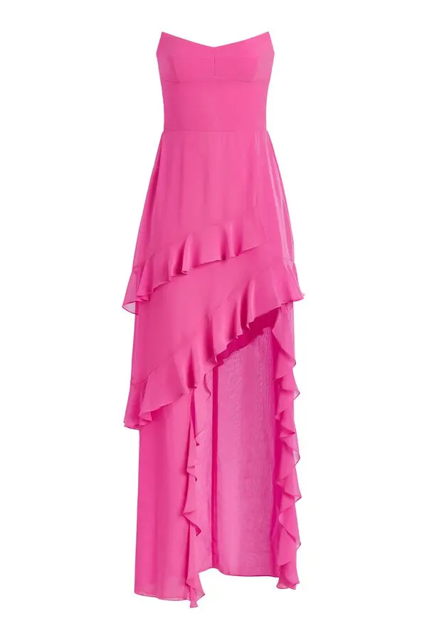 Amanda Uprichard Magnolia Strapless Maxi Dress - Aster