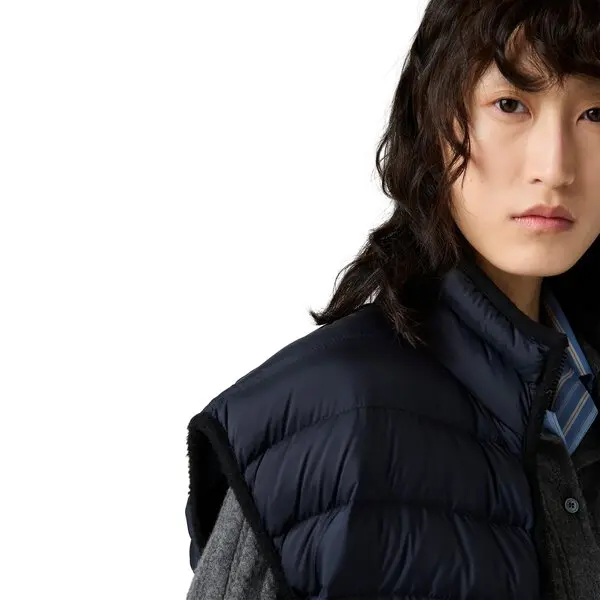 Miu Miu Light Pongé Down Vest