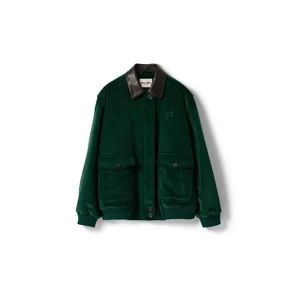 Miu Miu Padded Corduroy Blouson
