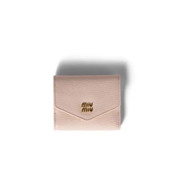 Miu Miu Small Leather Wallet - Gem