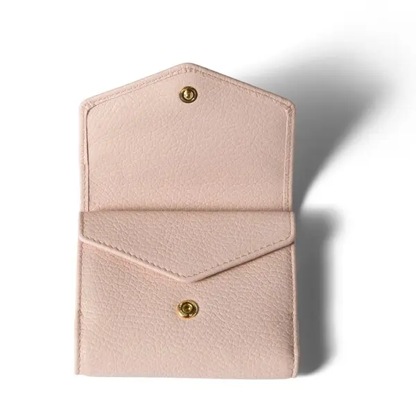 Miu Miu Small Leather Wallet - Gem