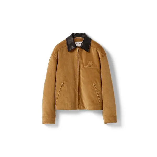 Miu Miu Padded Corduroy Blouson
