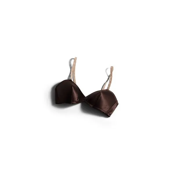 Miu Miu Satin Bra - Cocoa Brown