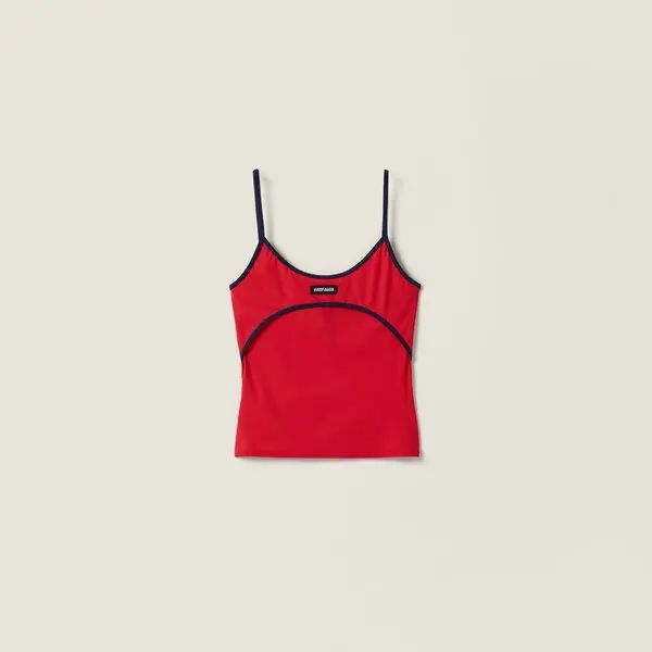 Miu Miu Stretch Jersey Top