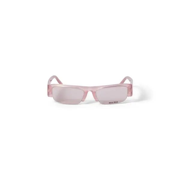 Miu Miu Vedette Sunglasses - Light Pink Lenses