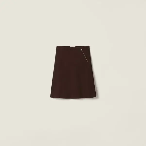 Miu Miu Flared Knit Skirt