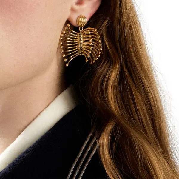 Miu Miu Metal Clip-on Earrings
