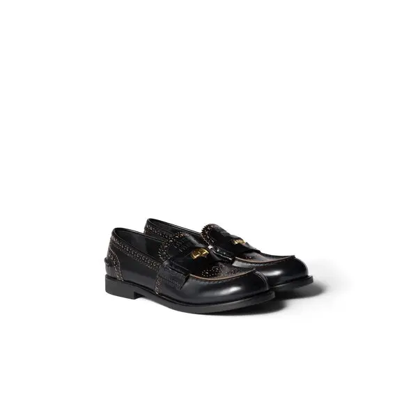 Miu Miu Leather Loafers
