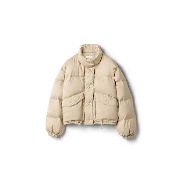 Miu Miu Technical Pongé Down Jacket