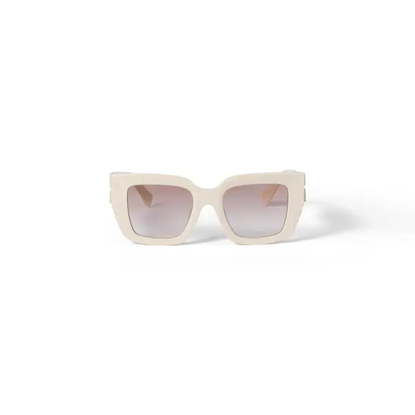 Miu Miu Miu Glimpse Sunglasses - Coffee Lenses Silver Gradient