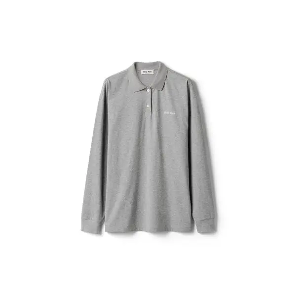 Miu Miu Jersey Polo Shirt