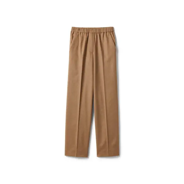 Miu Miu Camel Hair Drawstring Pants