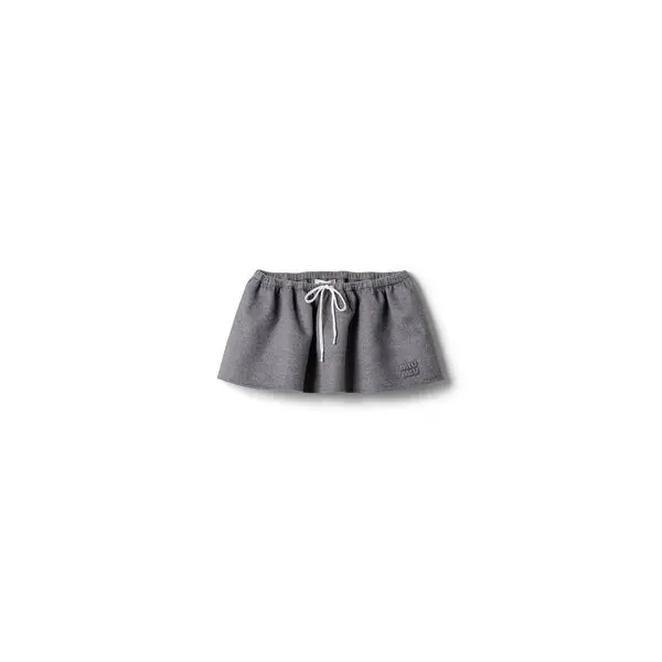 Miu Miu Double Cashmere Miniskirt
