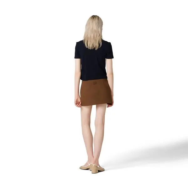 Miu Miu Double Cashmere Mini Skirt