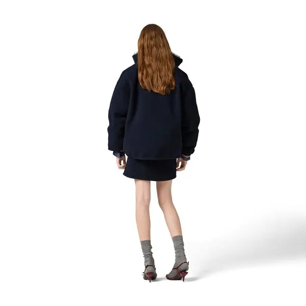 Miu Miu Fleece Miniskirt