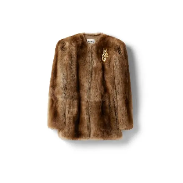 Miu Miu Shearling Fur Jacket
