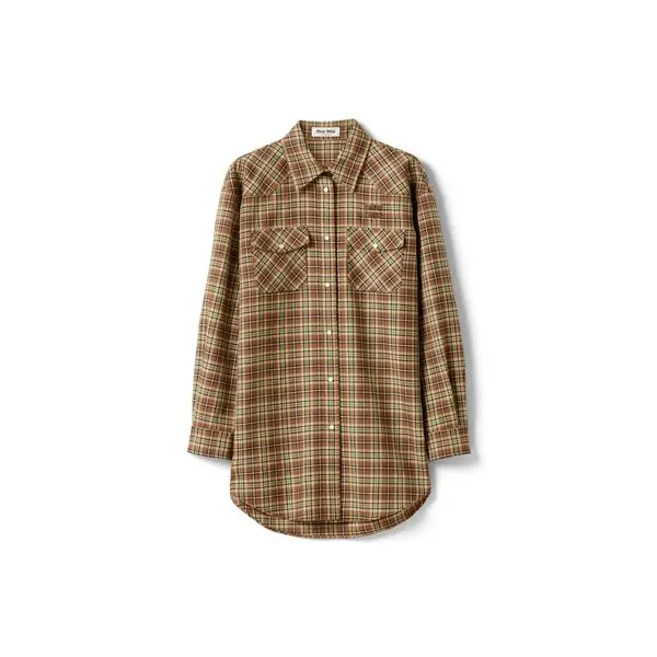 Miu Miu Plaid Shirt