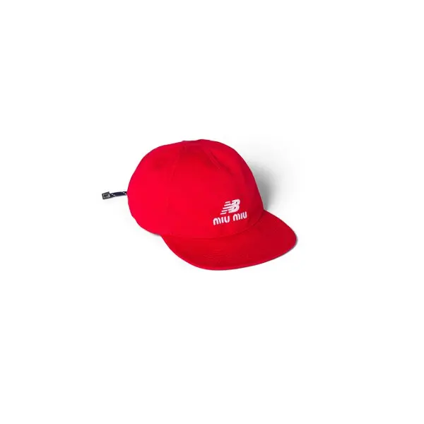 Miu Miu Baseball Cap - Red/baltic Blue
