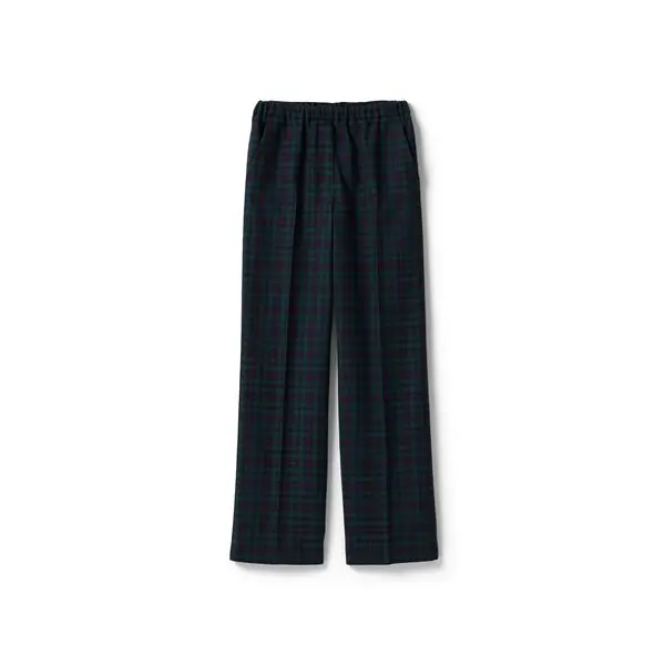 Miu Miu Plaid Straight Pants