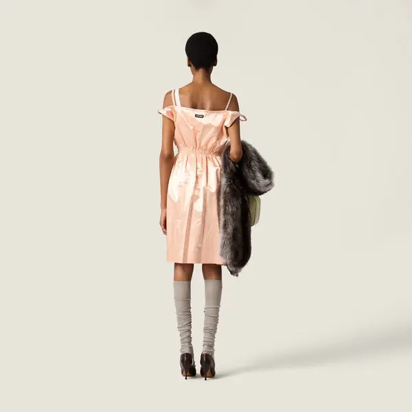 miu miu party dress Miu Miu Satin Maxi Dress | Pink