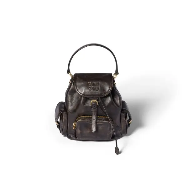 Miu Miu Leather Backpack