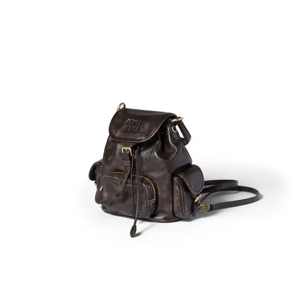 Miu Miu Leather Backpack