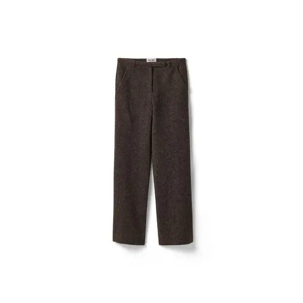 Miu Miu Light Shetland Wool Trousers