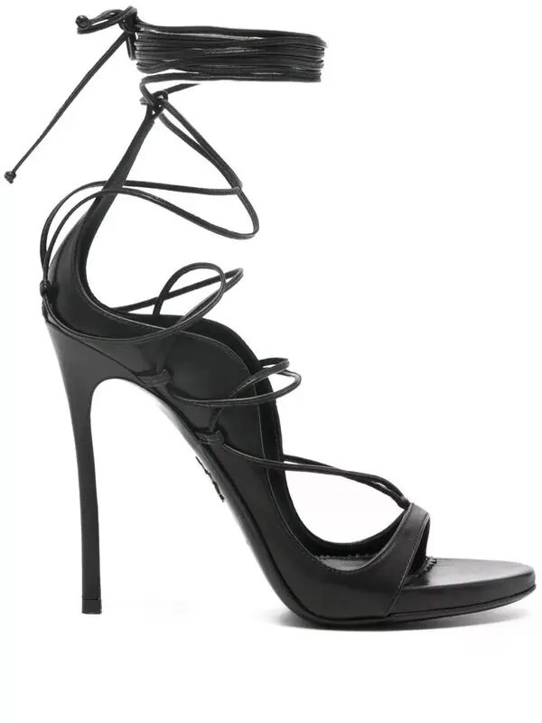 Dsquared2 105mm Leather Heeled Sandals